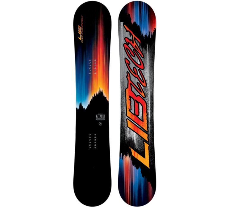 Snowboard Lib tech attack banana 2017 vo veľkosti 161,5 wide - 6220840