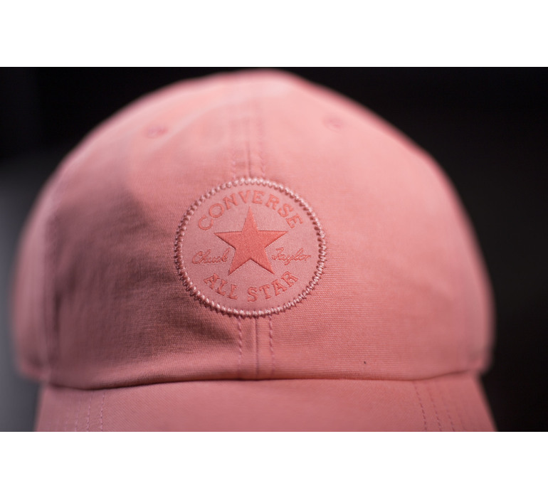 Dámska ružová šiltovka Converse Monotone Core s oblým šiltom a so ...