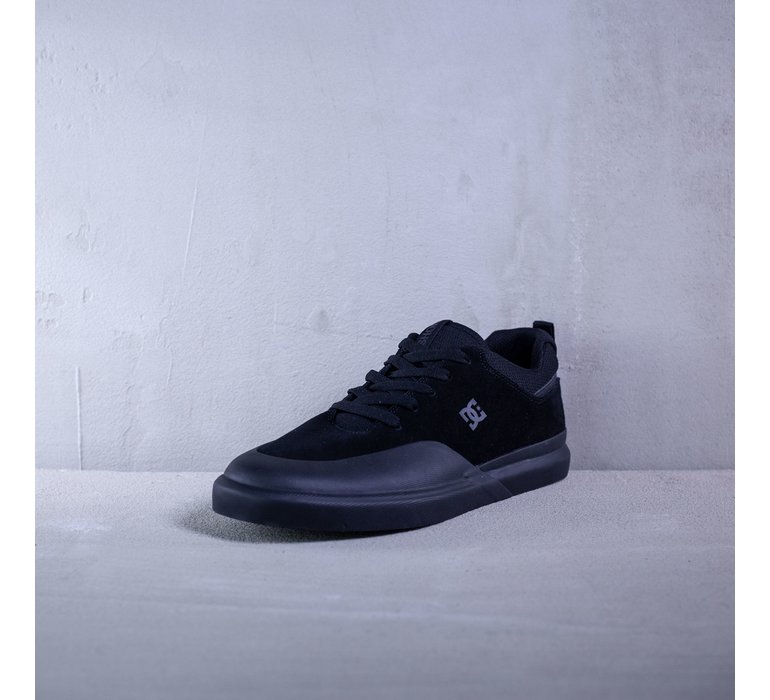 Pánske skateboardové celočierne tenisky DC shoes INFINITE nízkeho tvaru ...