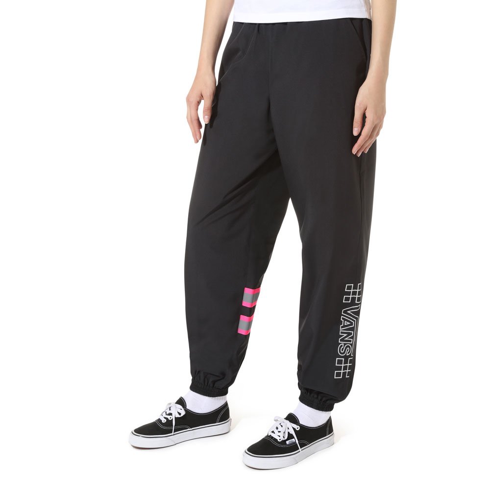 Dámske čierne šušťákové tepláky značky Vans model After Dark s ...